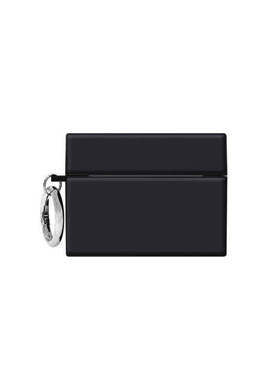 Matte Black SQUARE AirPods Case | FLAUNT