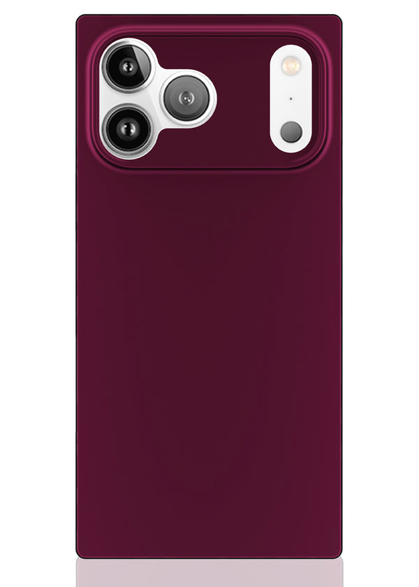 Burgundy iPhone Case | The SQUARE® Case - FLAUNT cases