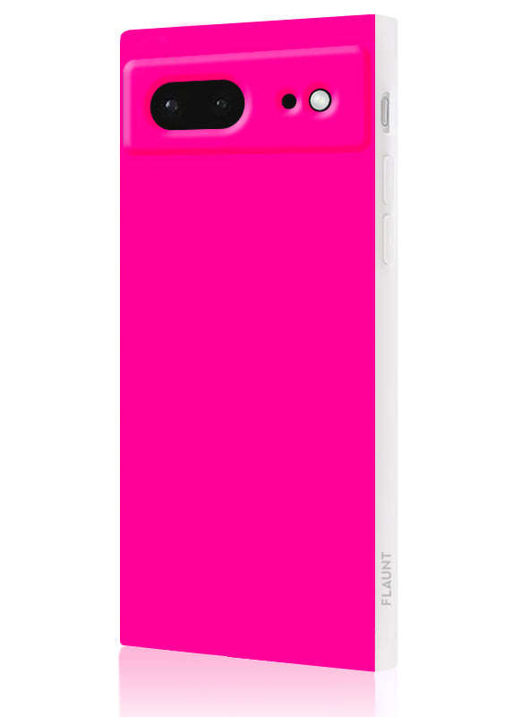 Neon Pink Pixel Case | The SQUARE® Phone Case - FLAUNT cases