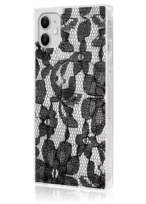 Black Lace SQUARE® iPhone Case - FLAUNT cases