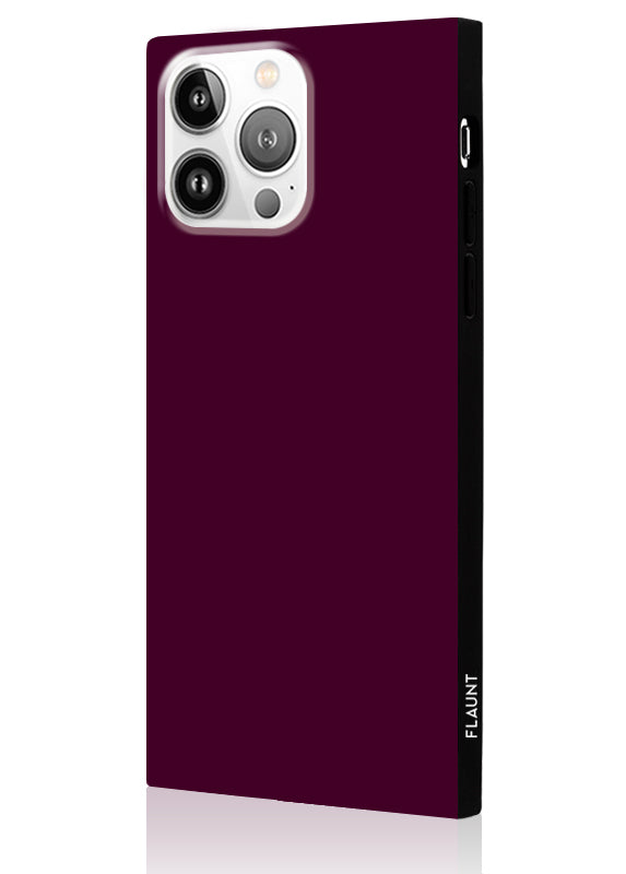 Burgundy iPhone Case | The SQUARE® Case - FLAUNT cases
