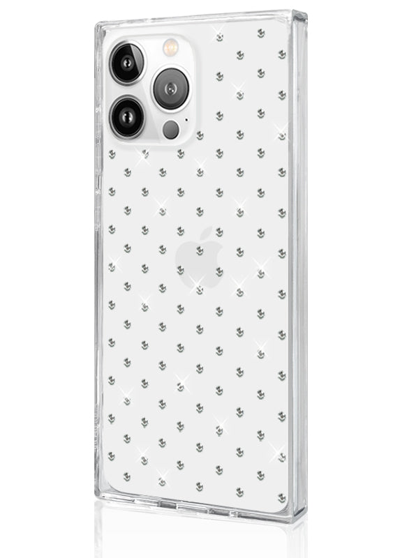 SQUARE® Crystal Rhinestone iPhone Case | FLAUNT