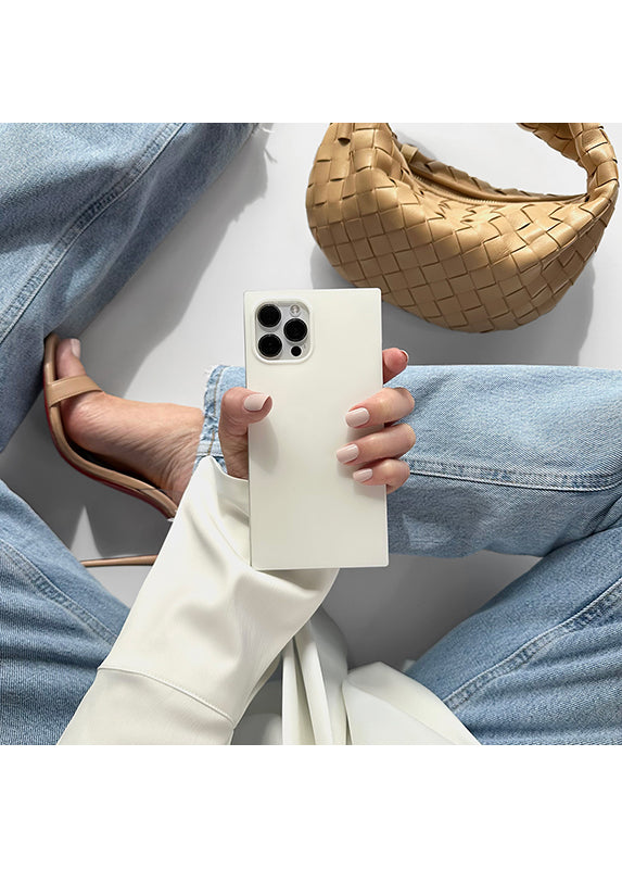 White Pixel Case | The SQUARE® Phone Case - FLAUNT cases