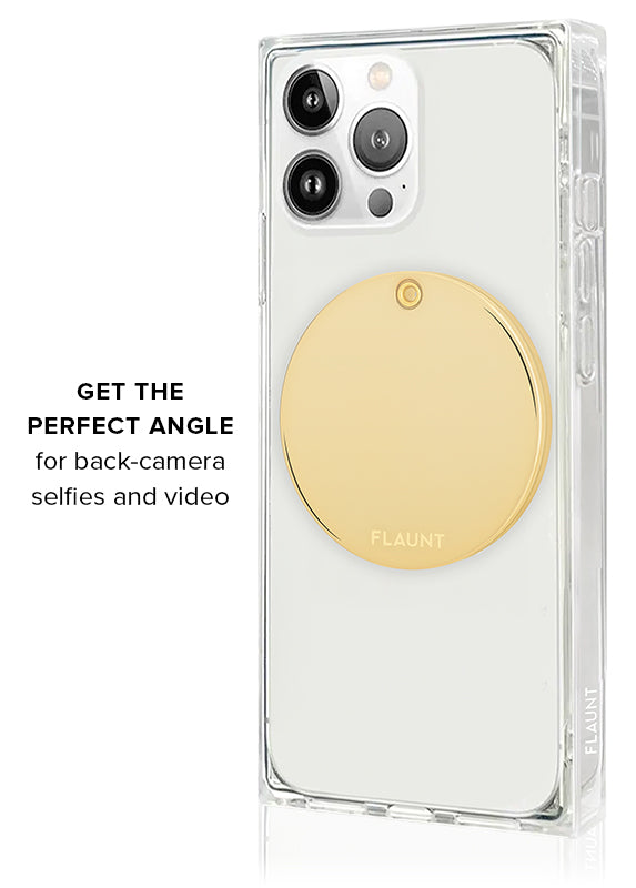 Gold Metallic MagSafe Compact Mirror - FLAUNT cases