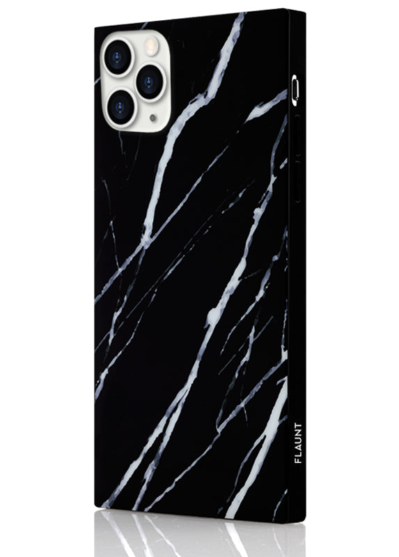 Black Marble iPhone Case | The SQUARE® Phone Case - FLAUNT cases