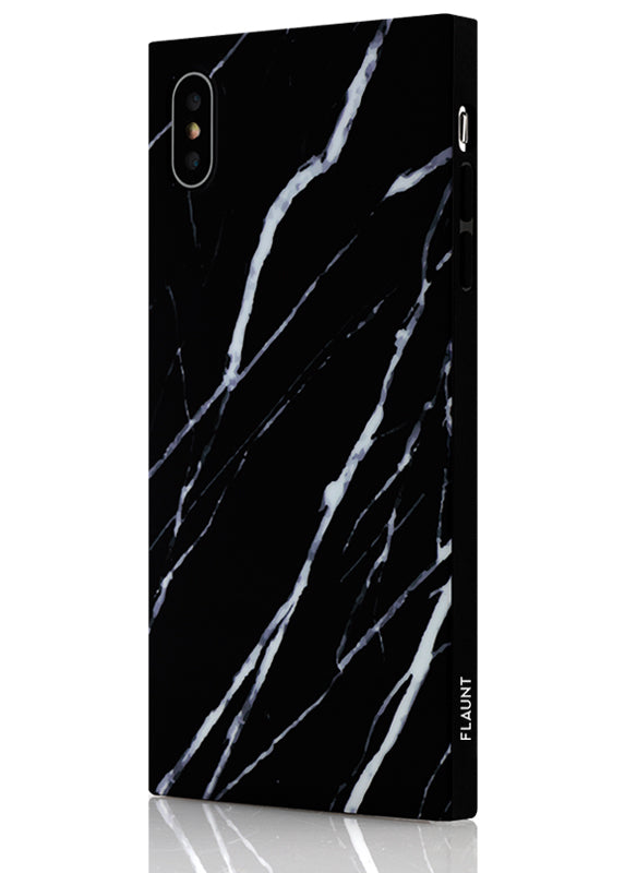 Black Marble iPhone Case | The SQUARE® Phone Case - FLAUNT cases