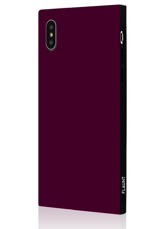 Burgundy iPhone Case | The SQUARE® Case - FLAUNT cases