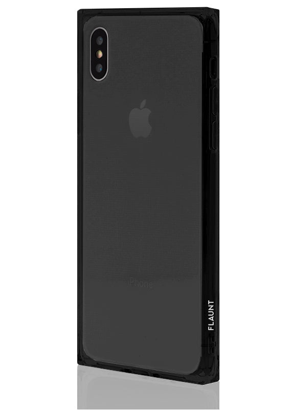 Black Clear iPhone Case | The SQUARE® Phone Case - FLAUNT Cases