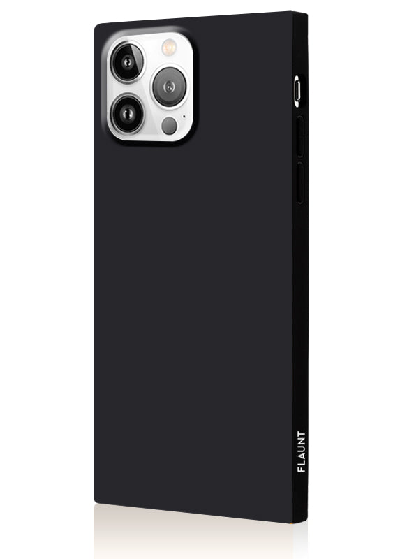Matte Black SQUARE® iPhone Case | FLAUNT
