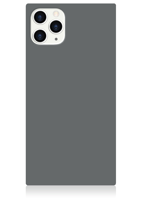 Matte Gray Square® iPhone Case | FLAUNT