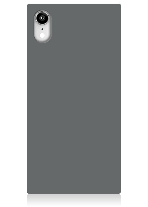 Matte Gray Square® iPhone Case | FLAUNT