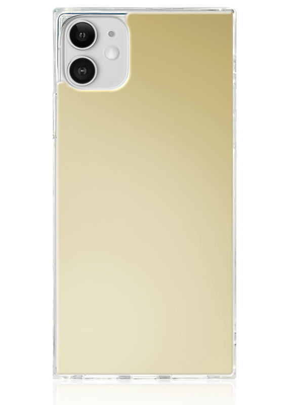 Metallic Gold Mirror SQUARE® iPhone Case | FLAUNT
