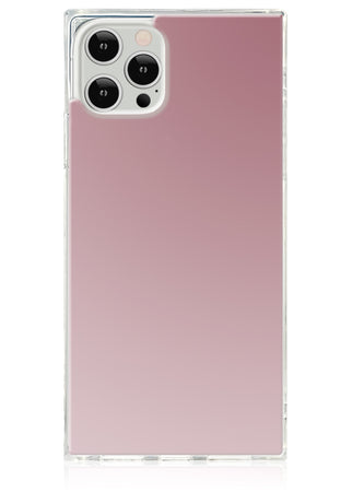 Metallic Rose Mirror SQUARE® iPhone Case | FLAUNT