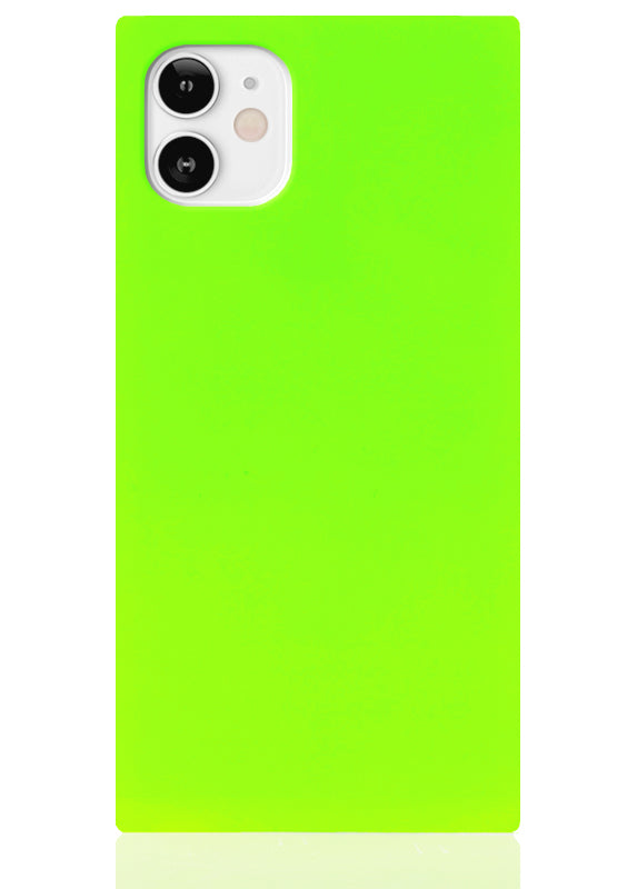 Neon Green iPhone Case | The SQUARE Phone Case - FLAUNT cases