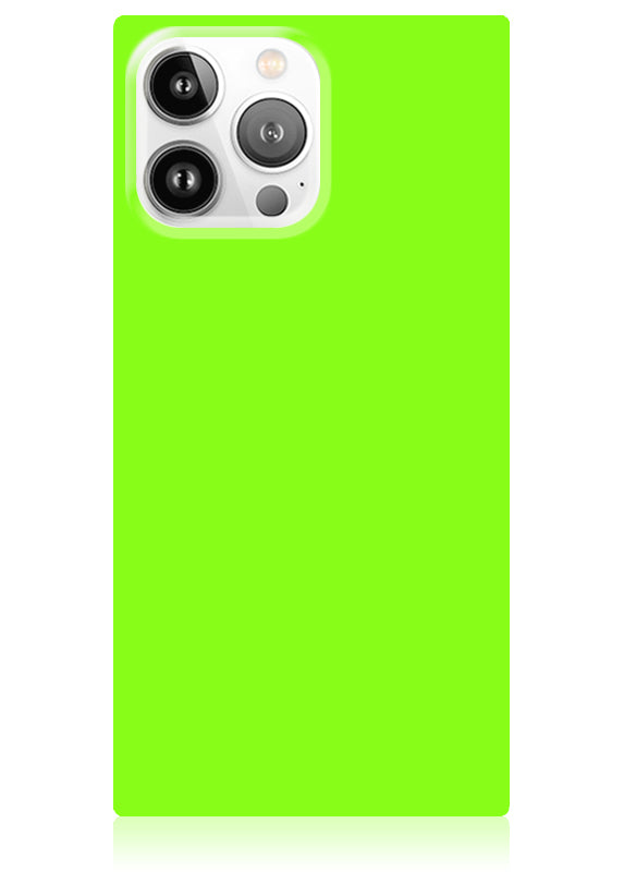 Neon Green iPhone Case | The SQUARE® Phone Case - FLAUNT cases