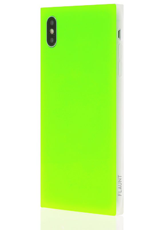 Neon Green iPhone Case | The SQUARE® Phone Case - FLAUNT cases