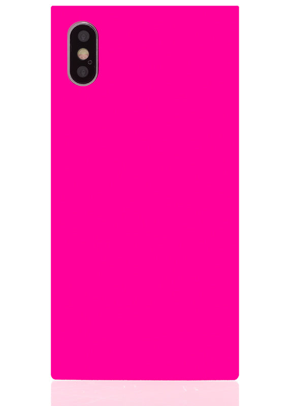 Neon Pink iPhone Case | The SQUARE® Phone Case - FLAUNT cases