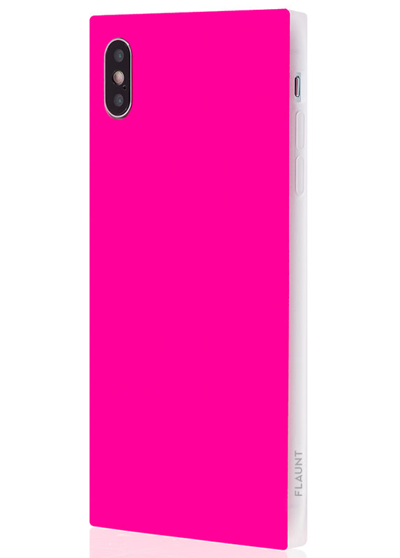 Neon Pink iPhone Case | The SQUARE® Phone Case - FLAUNT cases