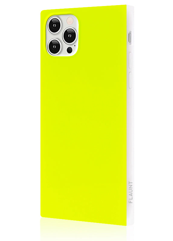 Neon Yellow iPhone Case | The SQUARE® Phone Case - FLAUNT cases