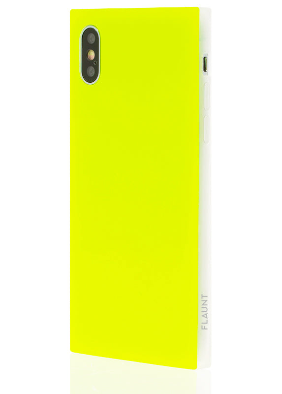 Neon Yellow iPhone Case | The SQUARE® Phone Case - FLAUNT cases