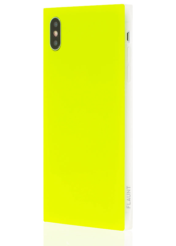 Neon Yellow iPhone Case | The SQUARE® Phone Case - FLAUNT cases