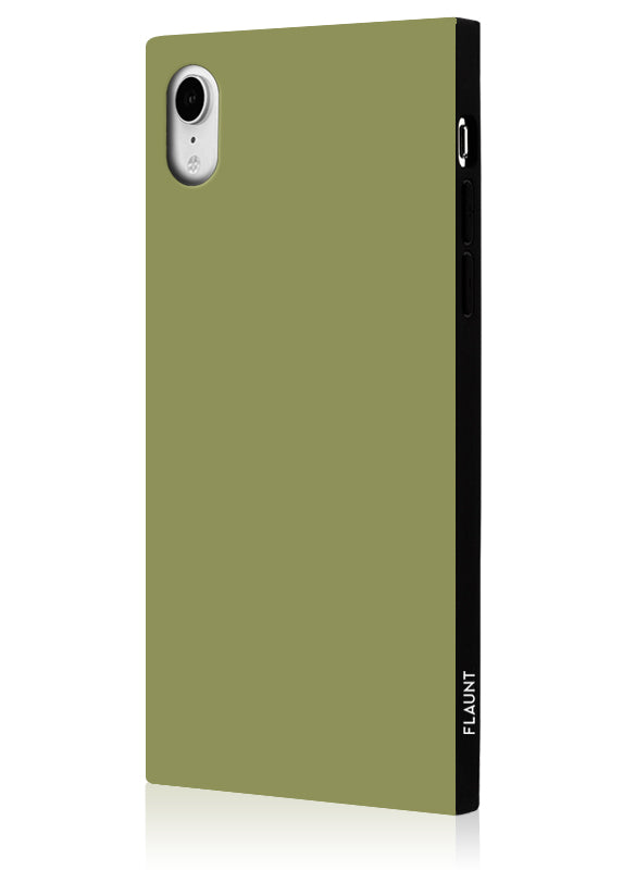 Olive Green SQUARE® iPhone Case | FLAUNT