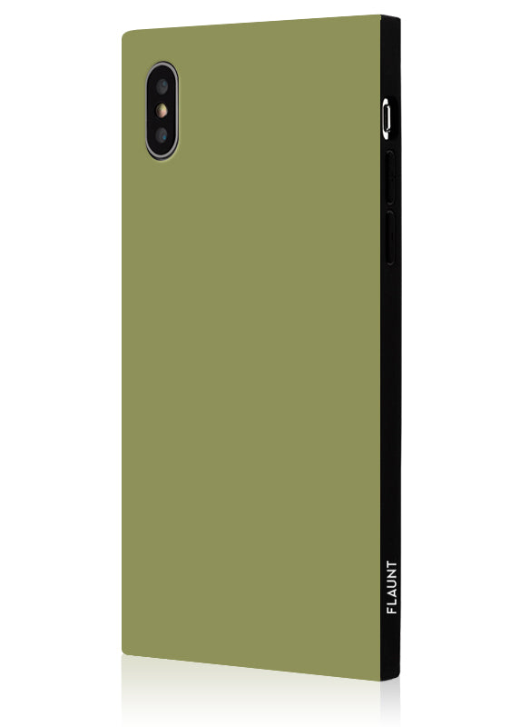 Olive Green SQUARE® iPhone Case | FLAUNT