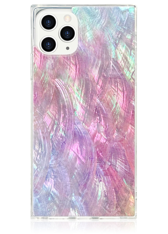 Pink Mother of Pearl SQUARE® iPhone Case | FLAUNT