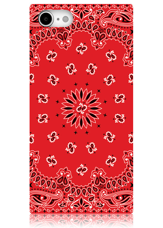 Red Bandana SQUARE® iPhone Case | FLAUNT