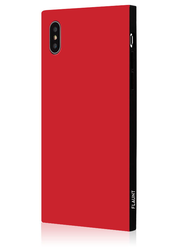 Red SQUARE® iPhone Case | FLAUNT