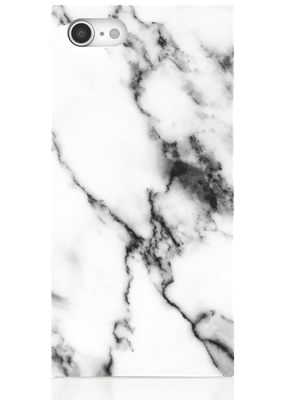 White Marble iPhone Case | The SQUARE® Phone Case - FLAUNT cases