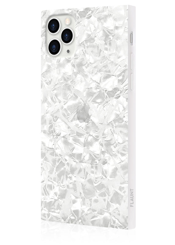 White Pearl SQUARE® iPhone Case - FLAUNT cases