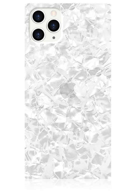 White Pearl SQUARE® iPhone Case - FLAUNT cases