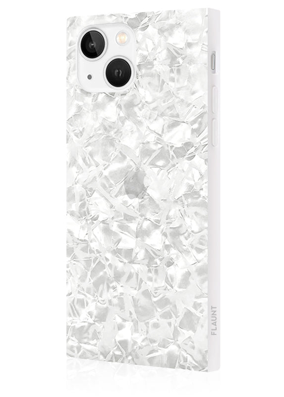 White Pearl SQUARE® iPhone Case - FLAUNT cases
