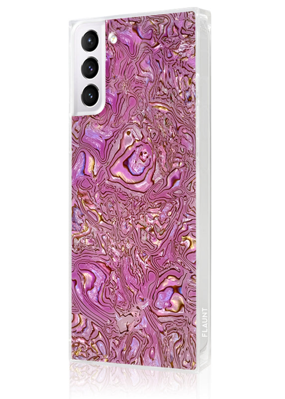 Pink Abalone Shell SQUARE® Galaxy Case | FLAUNT