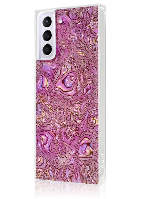 Pink Abalone Shell SQUARE® Galaxy Case | FLAUNT