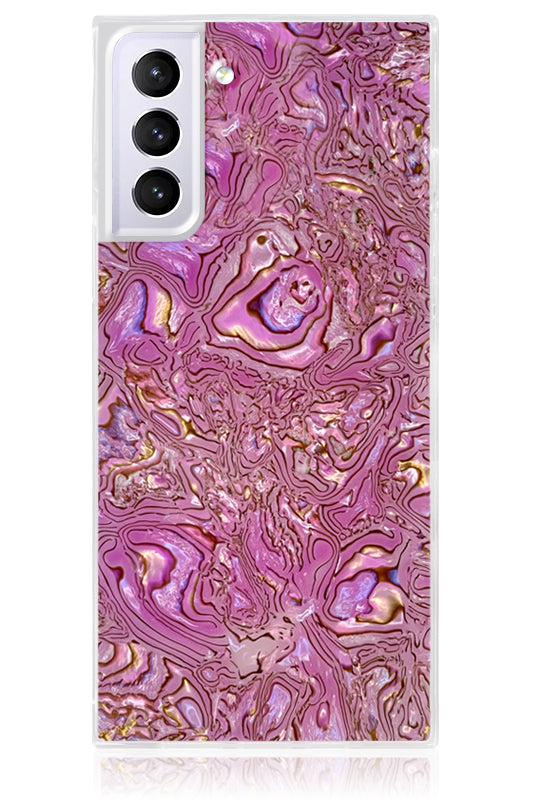 Pink Abalone Shell SQUARE® Galaxy Case | FLAUNT