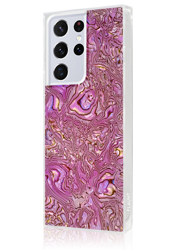 Pink Abalone Shell SQUARE® Galaxy Case | FLAUNT